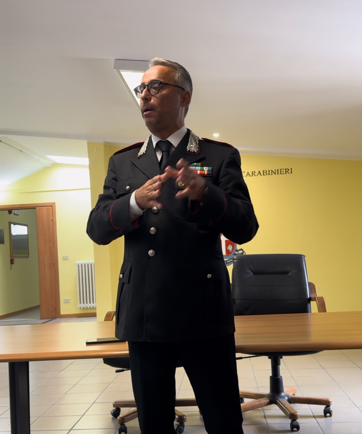 "E' stato un bel viaggio, grazie", il comandante provinciale dei ...