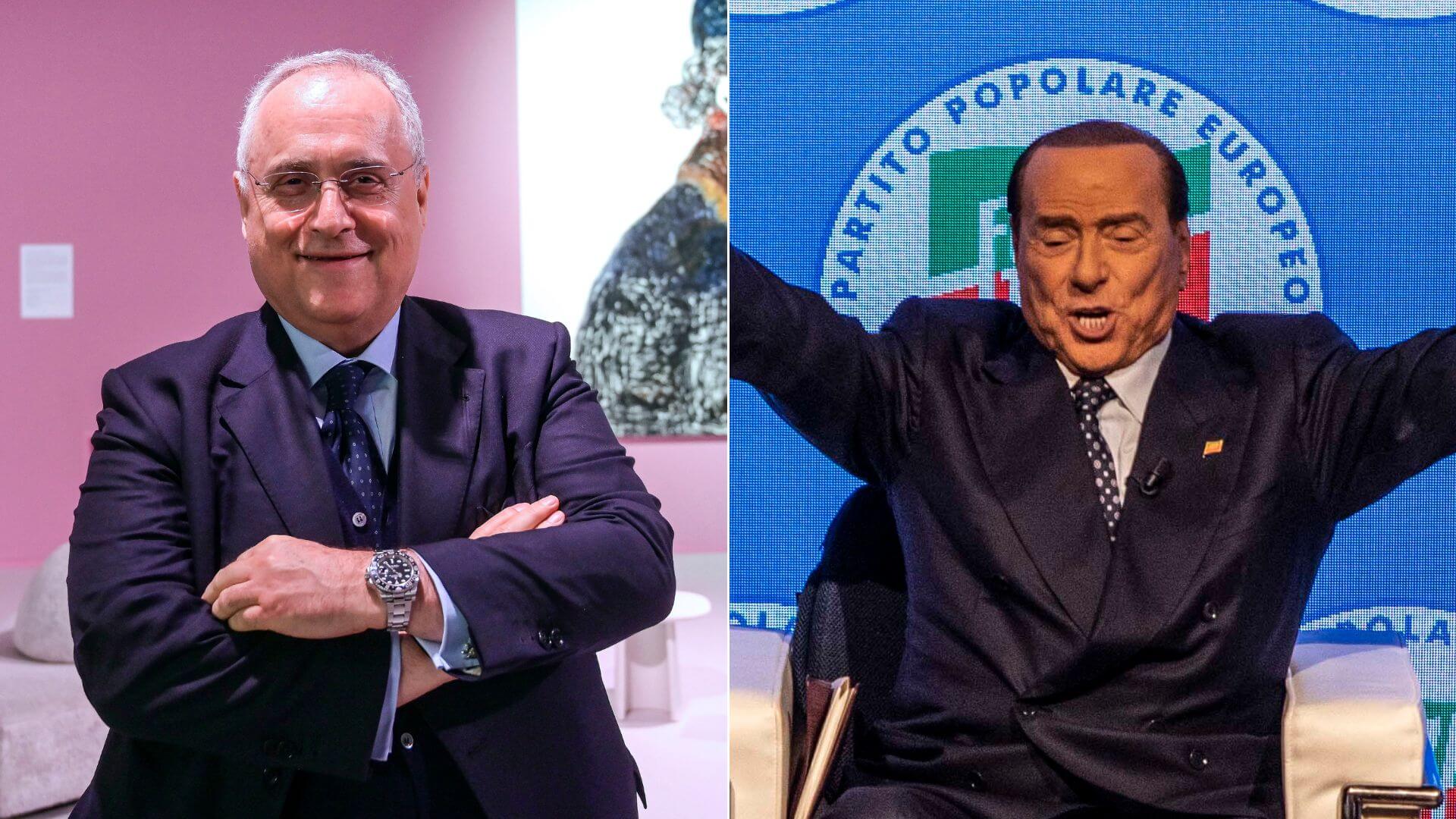 Berlusconi: Lotito: "Auguri presidente, il mondo è nelle mani di chi ha ...